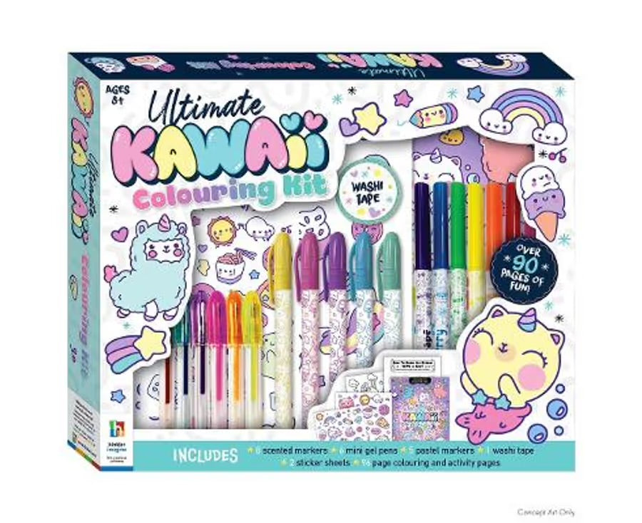 Ultimate Kawaii Colouring Kit – Little River